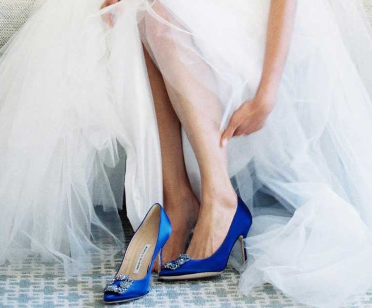 6 Ways to Wear "Something Blue" - Celebrity Style Weddings