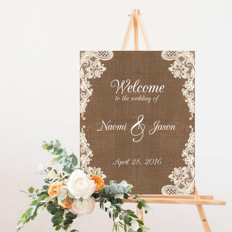 8 Stunning Burlap Ideas - Celebrity Style Weddings